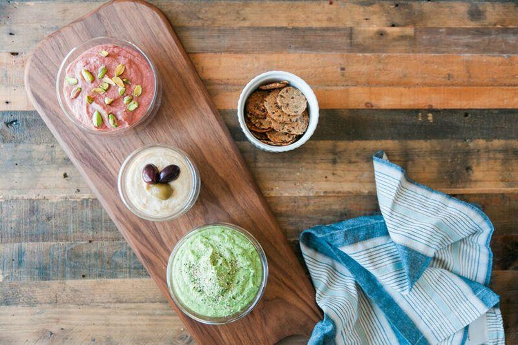 Hummus Trio - impress your guests with this clean, trifecta! – Be Well ...