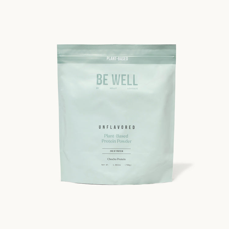 Vegan, Plant-Based Protein Powder | Unflavored | Be Well by Kelly